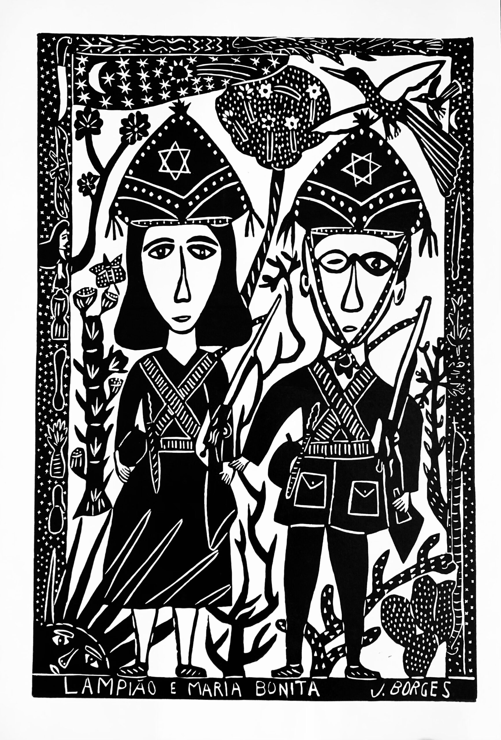 LampiÃo E Maria Bonita Pb 96x66 Memorial J Borges